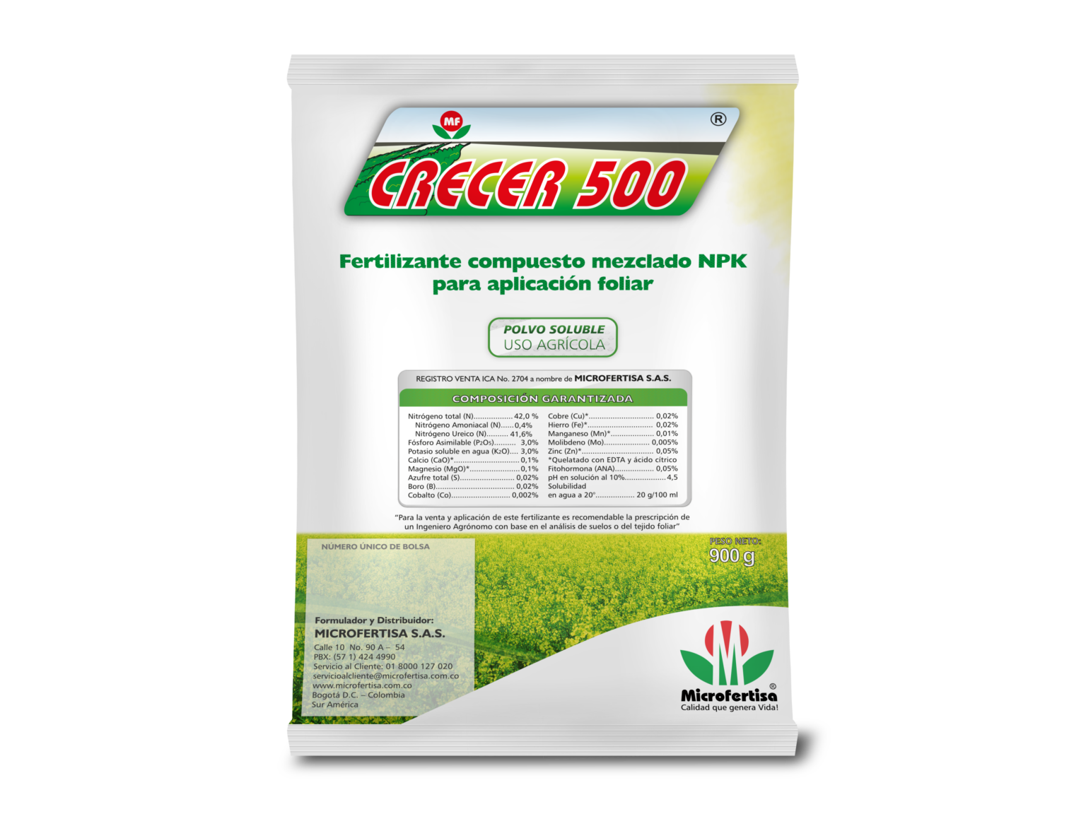 MF CRECER 500® – Microfertisa